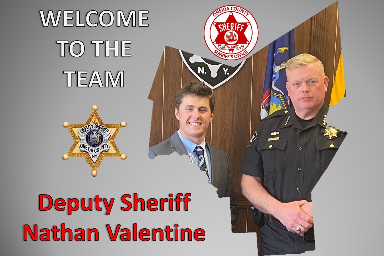 Welcome to the team! | Oneida County Sheriff's Office